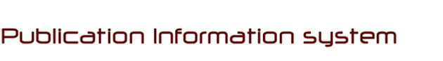 DRMR Publication Information system